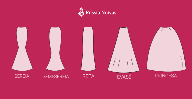 Os tipos de saia do vestido de noiva - Grife Petrova